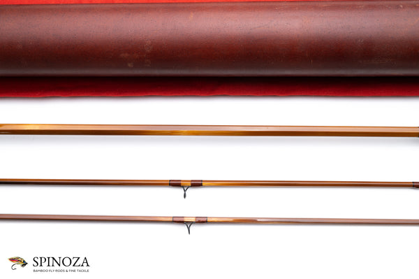 Darryl Whitehead Bamboo Fly Rod 7'3 2/2 #5 and Saracione Deluxe Fly Re ...