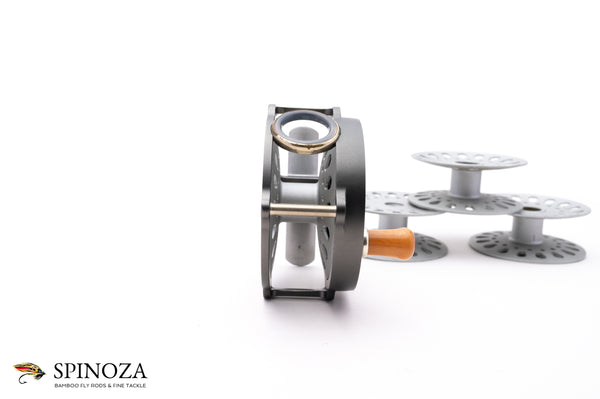 Hardy Bougle Agate I Reel with Three Spare Spools - Spinoza Rod Company