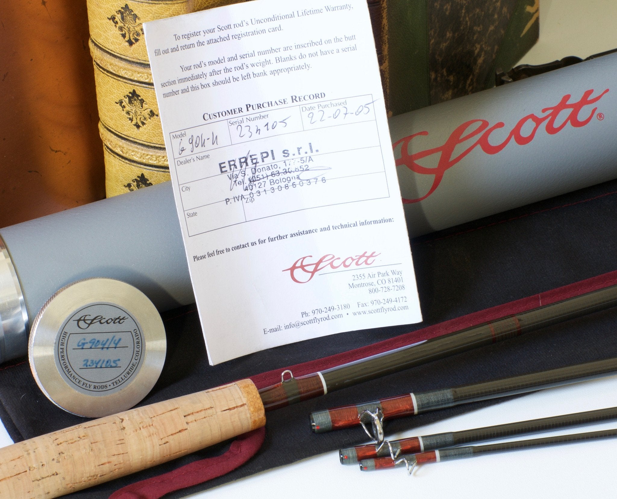 Scott Rod Co. - G904/4 graphite rod - Spinoza Rod Company