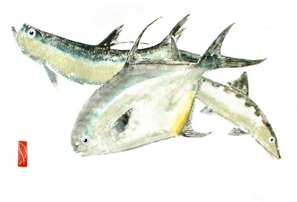 Mark Smith Fish Art - "Flats Fish" - Spinoza Rod Company