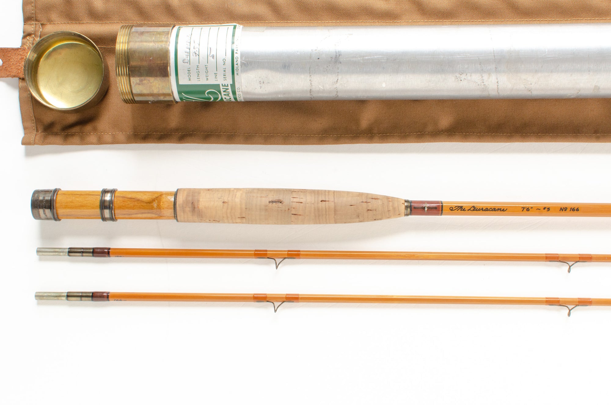 Leonard Duracane Fly Rod 7'6" 2/2 #5 - Spinoza Rod Company