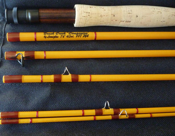 Lamiglas Fiberglass Pack Rod 7'6 4/5wt 6-piece - Spinoza Rod Company