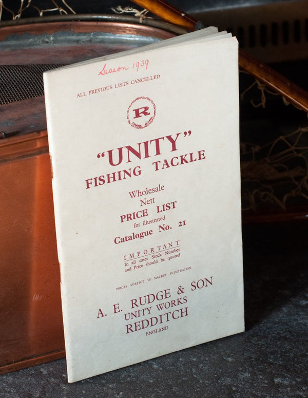 AE Rudge & Son / Unity Works Fishing Tackle Catalogue 1939 - Spinoza ...